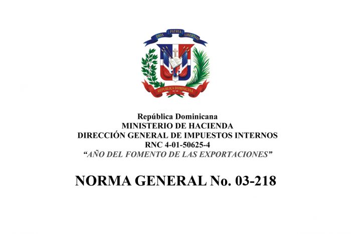 NORMA GENERAL No. 03-2018 : ACOPROVI NORMA GENERAL No. 03-2018 : ACOPROVI